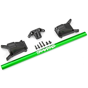 Traxxas 6730G - Chassis Brace Kit, Aluminum, Heavy Duty, Green