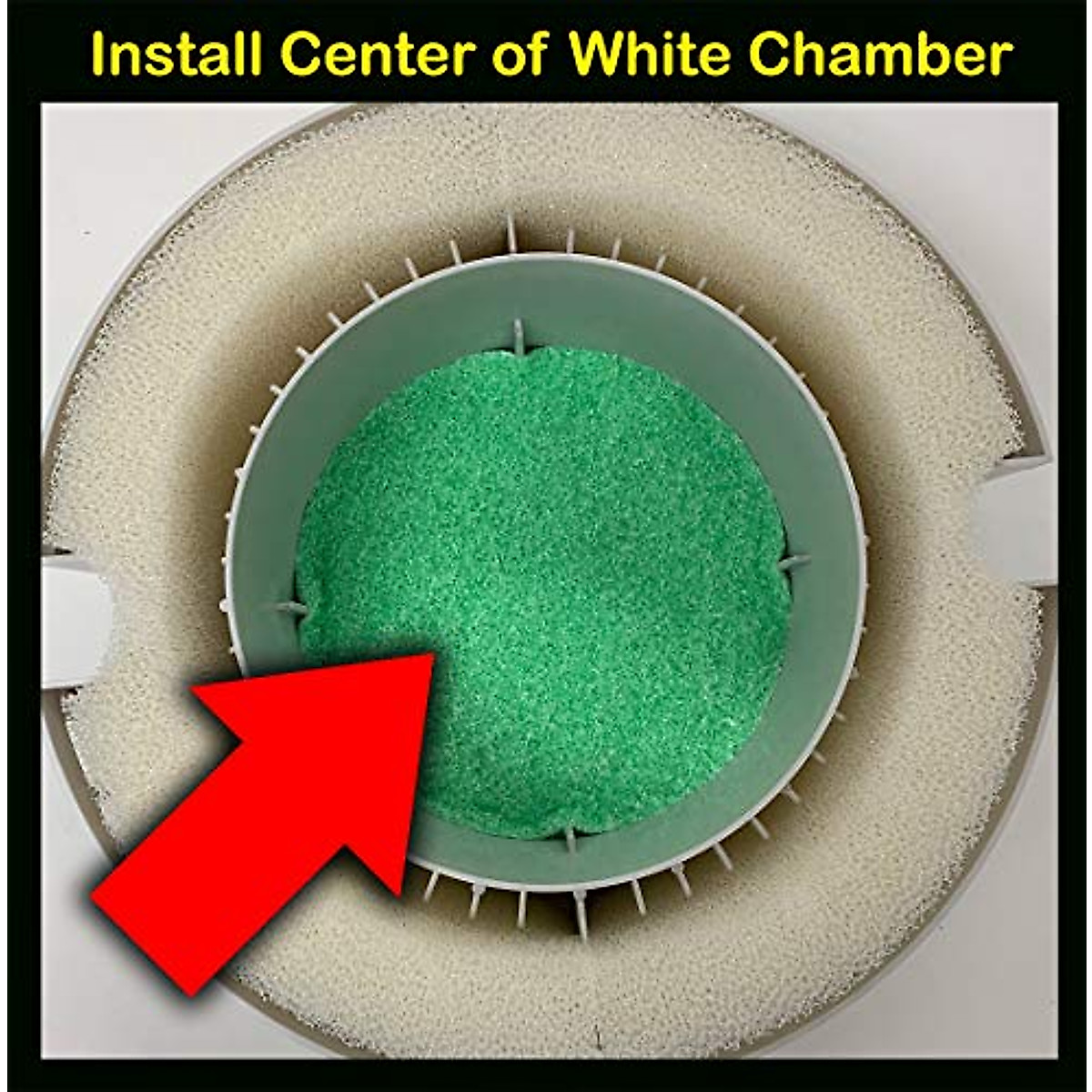 Zanyzap Phosphate Remover Pads for Fluval FX4 FX5 FX6 Canister Filters - 6 Pack