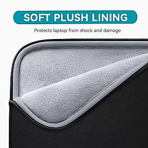ZHUISUINI Laptop Case Sleeve 14 15 15.6 Inch Compatible with MacBook Air 15 inch M2 A2941 2023,for Most 15.6 Inch Hp Dell Acer Chromebook,Black