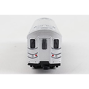 Daron MTA Diecast Subway Car Silver Medium