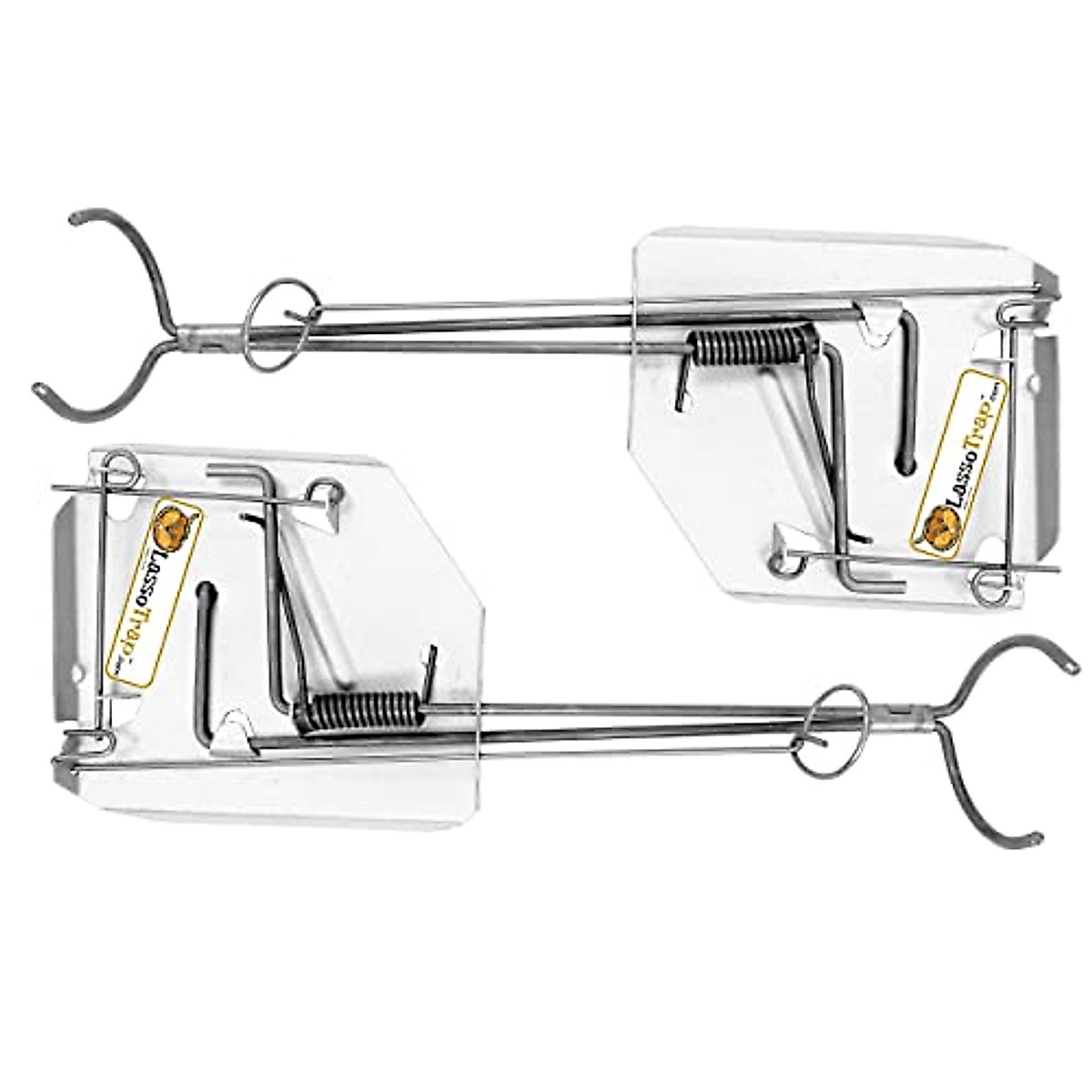 MOLE Trap (Pack of 2) LASSO Galvanized & Oil Hardened Steel// Super Cost-Effective, Reusable, Durable Animal Best in The Lawn, Yard, Garden, Farm, All Outdoor Settings w/ Manual (Small) 2 1/8inch