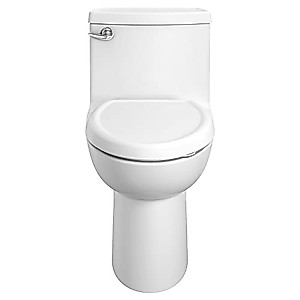American Standard Compact Cadet 3 Flowise 4 Toilet, Elongated, Chair Height, White Toilet with Toilet Seat included