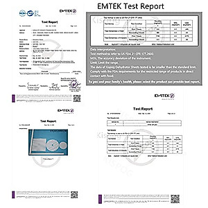 Kispog 10 Pcs/Sets Silicone Dehydrator Sheets for Food Dehydrator & Freeze Dryer, 14x14 in