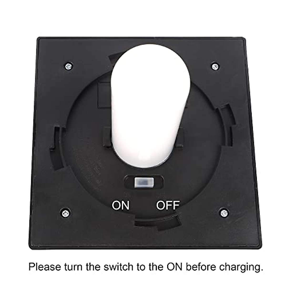 Glintoper 6 Pack Solar Fence Post Lights Outdoor, Solar Powered Post Cap Lights, High Brightness SMD LED Decorative Lighting Waterproof for 4x4, 5x5 or 6x6 Wood Posts, Patio Yard Landscape Decor