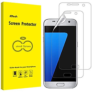 JETech Screen Protector for Samsung Galaxy S7 (NOT for S7 edge), TPU Ultra HD Film, Case Friendly, 2-Pack