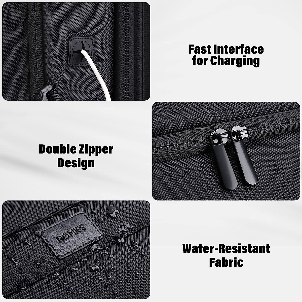 HOMIEE School Backpack Lightweight Travel Backpack Casual Daypacks Anti-theft Backpack Water Resistant Laptop Backpack Computer Bag for Boys Girls Men Women