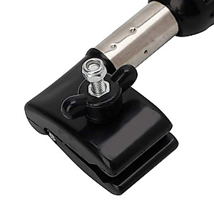 5661 Baby Stroller Umbrella Clamp, 360° Adjustable Umbrella Stand, Outdoor Beach Fishing Umbrella Mount Holder, Clip Umbrella Holder for Bike, Chair, Stroller, Pram, Wheelchairs, 1 Count (Pack of 1)