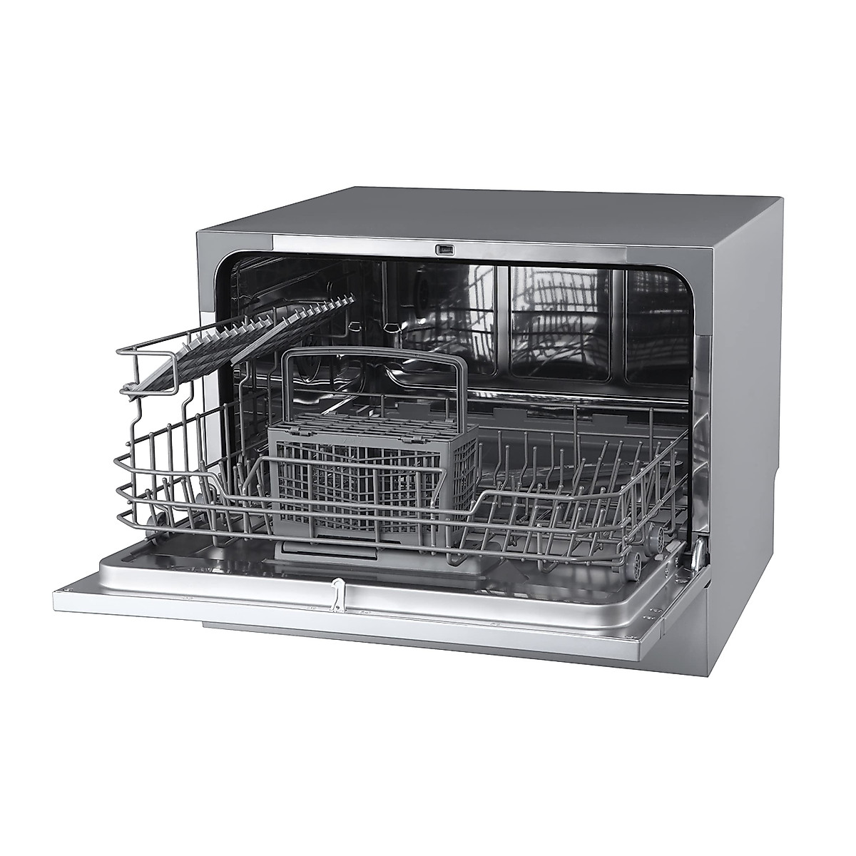EdgeStar DWP62SV 6 Place Setting Portable Countertop Dishwasher - Silver