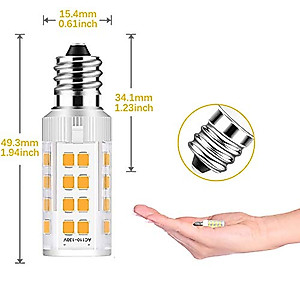 2Pack LED Makeup Mirror Bulb Replacement Mirror 20W RP34B Light Bulb fits BE151T BE71CT BE47X BE47BR for Cosmetic Vanity Makeup Mirror with Single Double Sided Lighted Magnification (6000K)