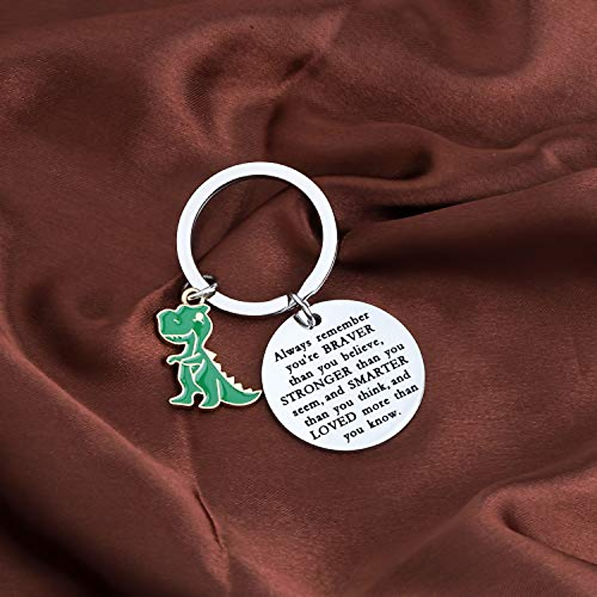 KUIYAI Dinosaur Lover Gift Dinosaur Key Inspirational Gift(Remember-DinosaurKS)