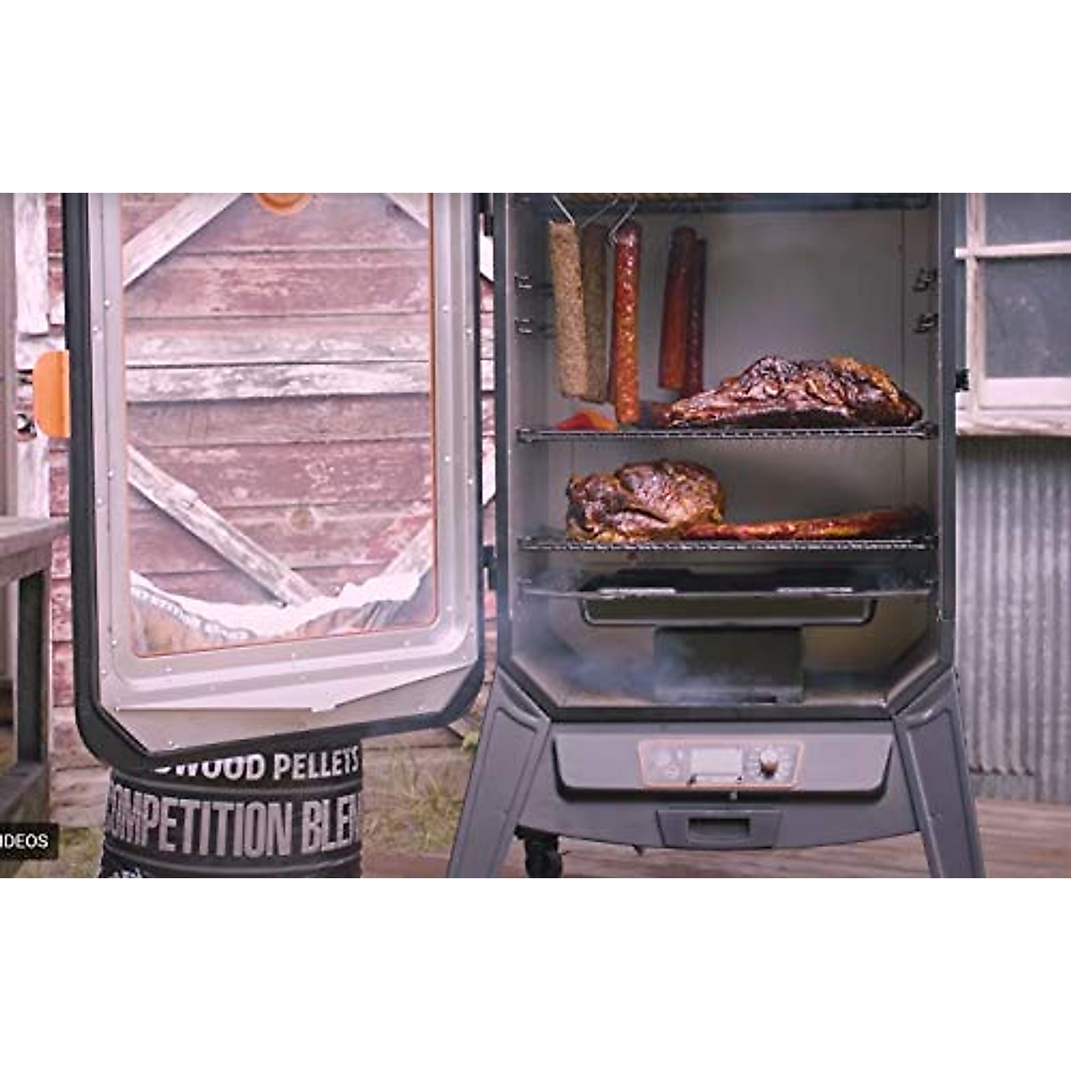 PIT BOSS PB7000SP Wood Pellet Smoker, 7 Series Vertical, Black