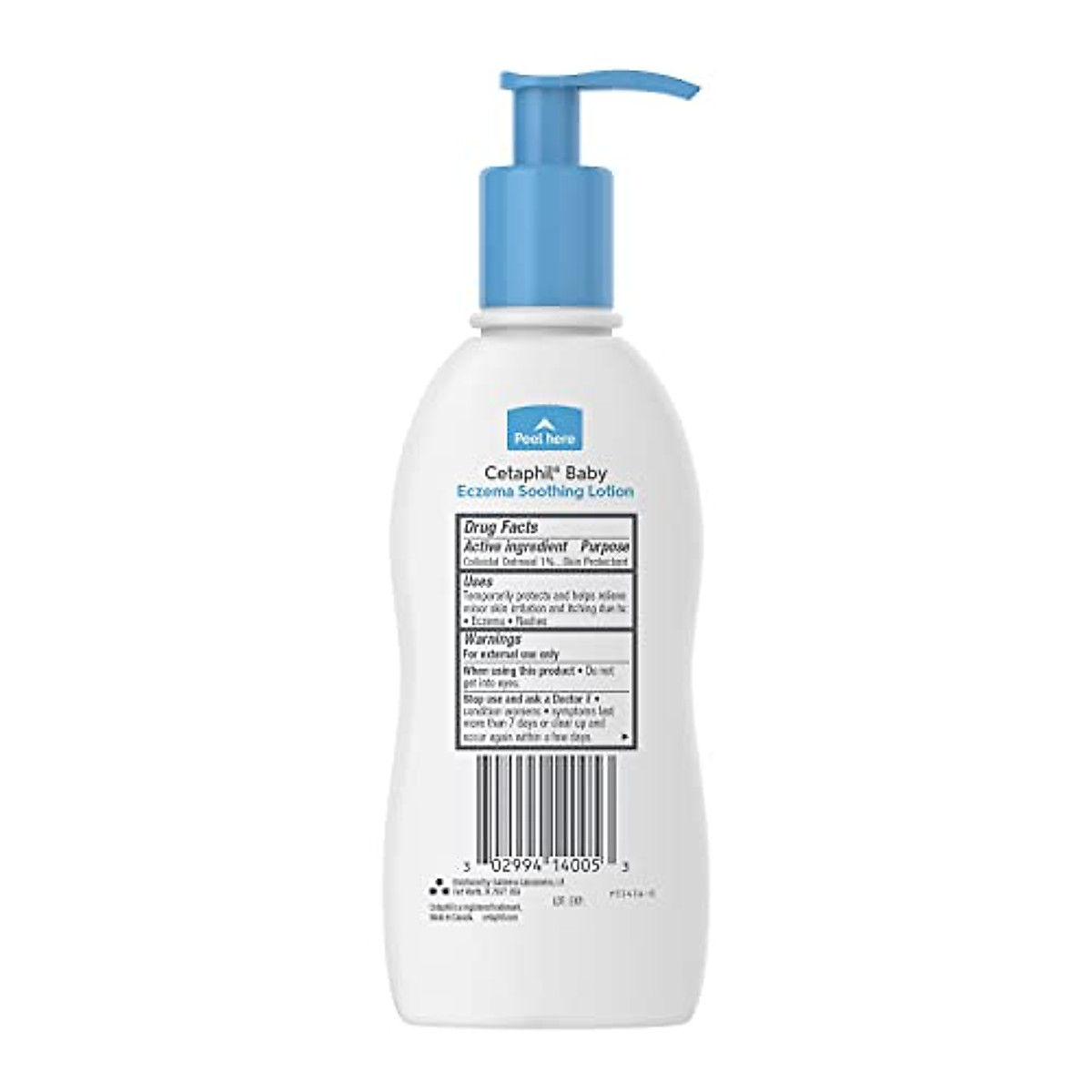 Cetaphil Baby Eczema Soothing Lotion with Colloidal Oatmeal, For Dry, Itchy and Irritated Skin, 5 Fl. Oz