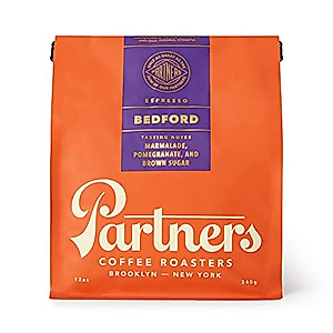 Partners Coffee Roasters, Bedford Blend, Whole Bean Coffee - 12 Ounce - Medium-Dark Roast