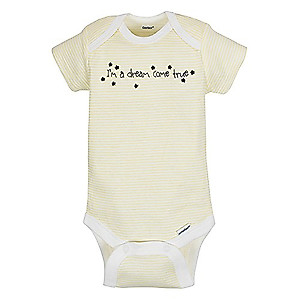 Gerber Unisex Baby 5-Pack Short Sleeve Variety Onesies Bodysuits Clouds 3-6 Months