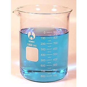 Beaker Low Form Glass Graduated 1000ml