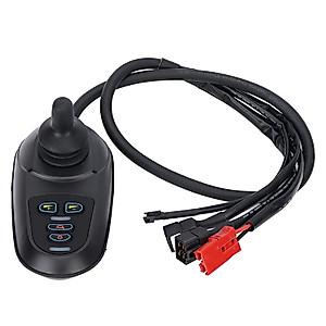 Replacement Joystick Controller for Power Wheelchair Brushed 4P Joystick Controller with Brake Joystick Controller