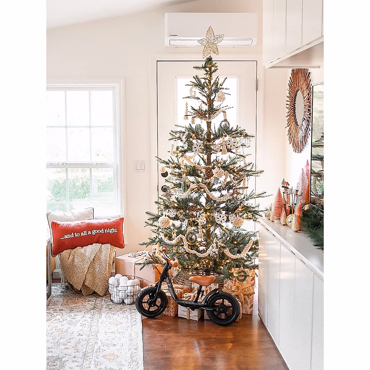 JOYSTAR 10 Inch Toddler Balance Bike 2 Year Old Push Bicycle with Footrest Glider Bikes Toddler Bike No Pedal Bicycle for Baby Birthday Gifts for 2-4 Boys Black