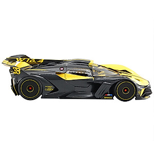 Bburago Bugatti Bolide Diecast Model Car 11047 Black Yellow