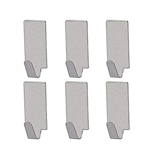 VORCOOL Outdoor Towel Hooks Adhesive Hooks Sticky Wall Hooks, Towel Hanger Stick on Hooks for Hanging Door Cabinet Kitchen Bathroom Home Heavy Duty Metal Hangers