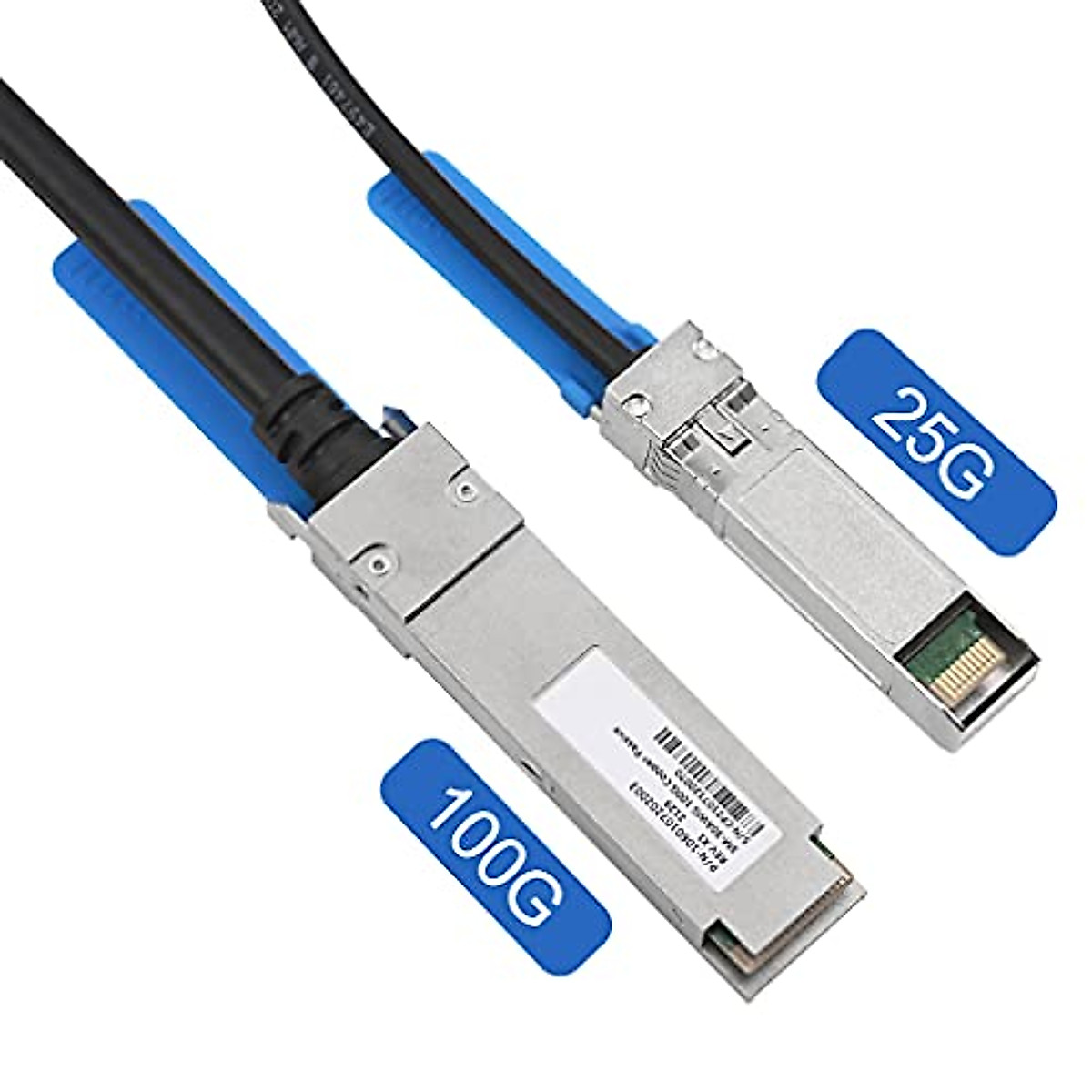CYSKY 100G QSFP28 DAC Cable, 1-Meter (3.3ft) Passive Direct Attach Copper Twinax Cable for Cisco, Ubiquiti, D-Link, Netgear, Mikrotik, Open Switch Devices