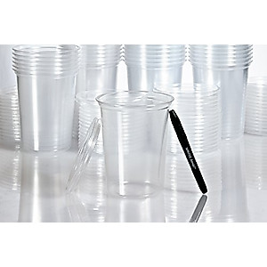 Solo 32oz Deli Container & Lid (50ct) - Grocery Store Style Cups for To-Go Lunch, Food Storage, Take-Out - Bundled with WhoseFood? Pen - Perfect from Refrigerator directly to the Microwave