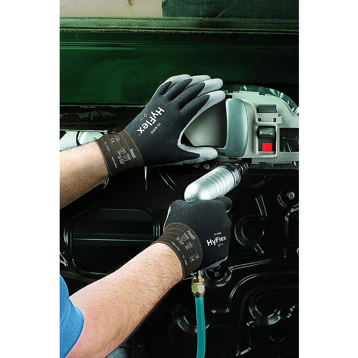 HyFlex 11-600 Multipurpose Gloves - Durable, Lightweight, Breathable, Size Small (pack of 12)