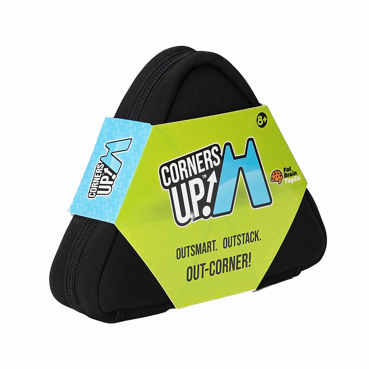 Fat Brain Toys Corners Up - Outsmart. Outstack. Out-Corner. [Fun Family Brainteaser Party Strategy Game for Kids, Teens, & Adults]