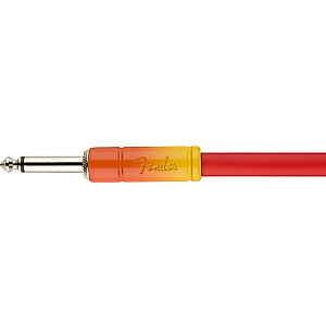 Fender Instrument Cable, 1/4" Straight, Tequila Sunrise (990810200)