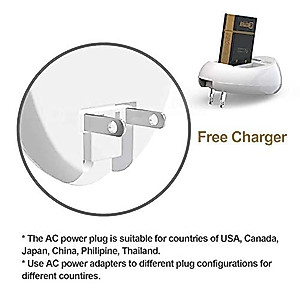 EEMB 9 Volt Rechargeable Batteries 650mAh with 9V Battery Charger for Smoke Alarm Detector 4-Packs