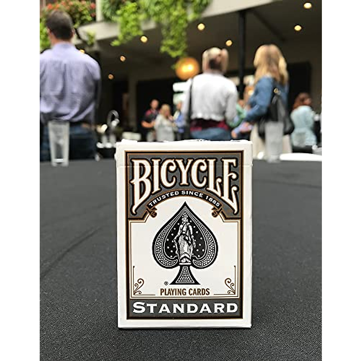 Bicycle Black Playing Cards, Standard Index, 1 Deck