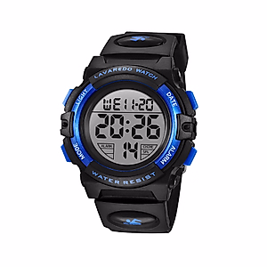 Kids Watch,Boys Watch for 3-15 Year Old Boys,Digital Sport Outdoor Multifunctional Chronograph LED 50 M Waterproof Alarm Calendar Analog Watch for Children with Silicone Band,Kids Gift