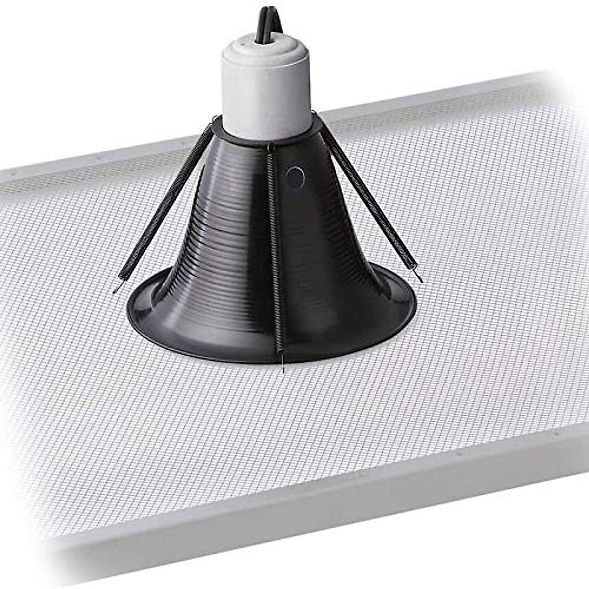 Zilla Reptile Terrarium Heat Lamps and Habitat Lighting Dome, Black 8.5 Inch