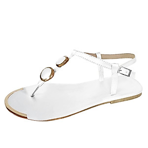 ZHOUXINGB Shoes for Women, Slip On Sandals for Women Bling Sandals Office Sneakers House Shoes Gladiator Slippers Sport Women's Platform & Wedge Sandals