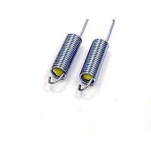 KUANYUOO 4-5/8" Replacement Recliner Sofa Chair Mechanism Tension Steel Spring 2Pcs - Long Neck Hook Style