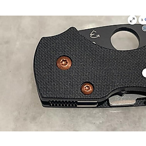 Copper Stainless Torx Screws For Spyderco Lil’Native Compression Lock Knife 5pcs