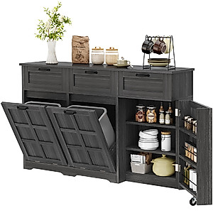 DWVO Double Trash Can Kitchen