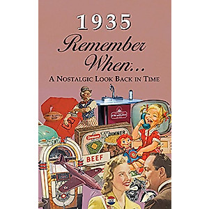 1935 REMEMBER WHEN CELEBRATION KardLet: Birthdays, Anniversaries, Reunions, Homecomings, Client & Corporate Gifts
