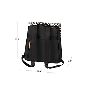 Petunia Pickle Bottom Meta Backpack, Moon Leopard, Baby Bag, Diaper Bag Backpack for Parents, Stylish, Spacious, and Sleek Backpack for On the Go Moms and Dads
