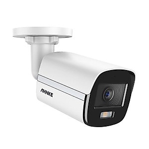 ANNKE 3K Add-On Security Bullet Camera with Full Color Night Vision, 4-in-1 TVI/AHD/CVI/CVBS CCTV Surveillance Wired Cam with Built-in Mic, 2.8mm Lens, IP67 Weatherproof, (Cable & Adapter Included)