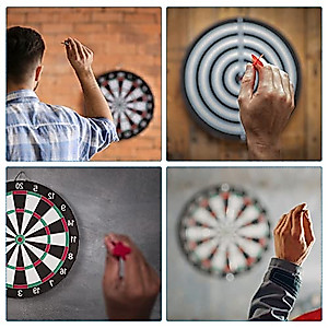 PATIKIL Dart Flights, 3 Pack PET Standard Darts Accessories Replacement Parts for Soft Tip Steel Tip, Black