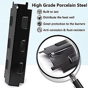 Criditpid Grill Heat Plate Parts for Charbroil 463230515, 463230514, 463230513, 463230512, 463230511,463230510,463439915,461442114,463441514, 463436514, 6-Pack 463230515 charbroil Parts，G-H-P