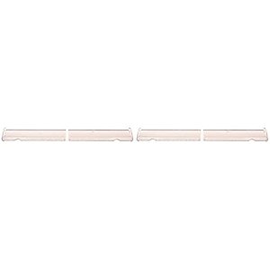 DOVO Shavette Blade Holder Transparent, White (Pack of 2)