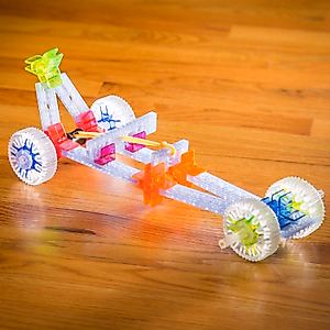 Brackitz Mini STEAM Education Center | STEM Construction Building Block Toy | Sensory Learning Toys for Children PreK-6 | 204 Pc Set