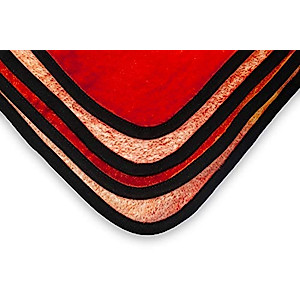 JUST FUNKY Naruto with Kanji Symbols Large Anime Fleece Throw Blanket | Official Naruto Throw Blanket | Collectible Anime Throw Blanket | Measures 60 x 45 Inches