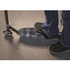 Razor Tekno Kick Scooter for Kids Ages 6+ - Pulsating Multi-Color Lighted Deck, For Riders up to 143 lbs