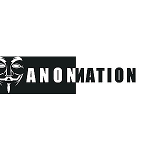 Guy Fawkes Mask with Vinyl Sticker