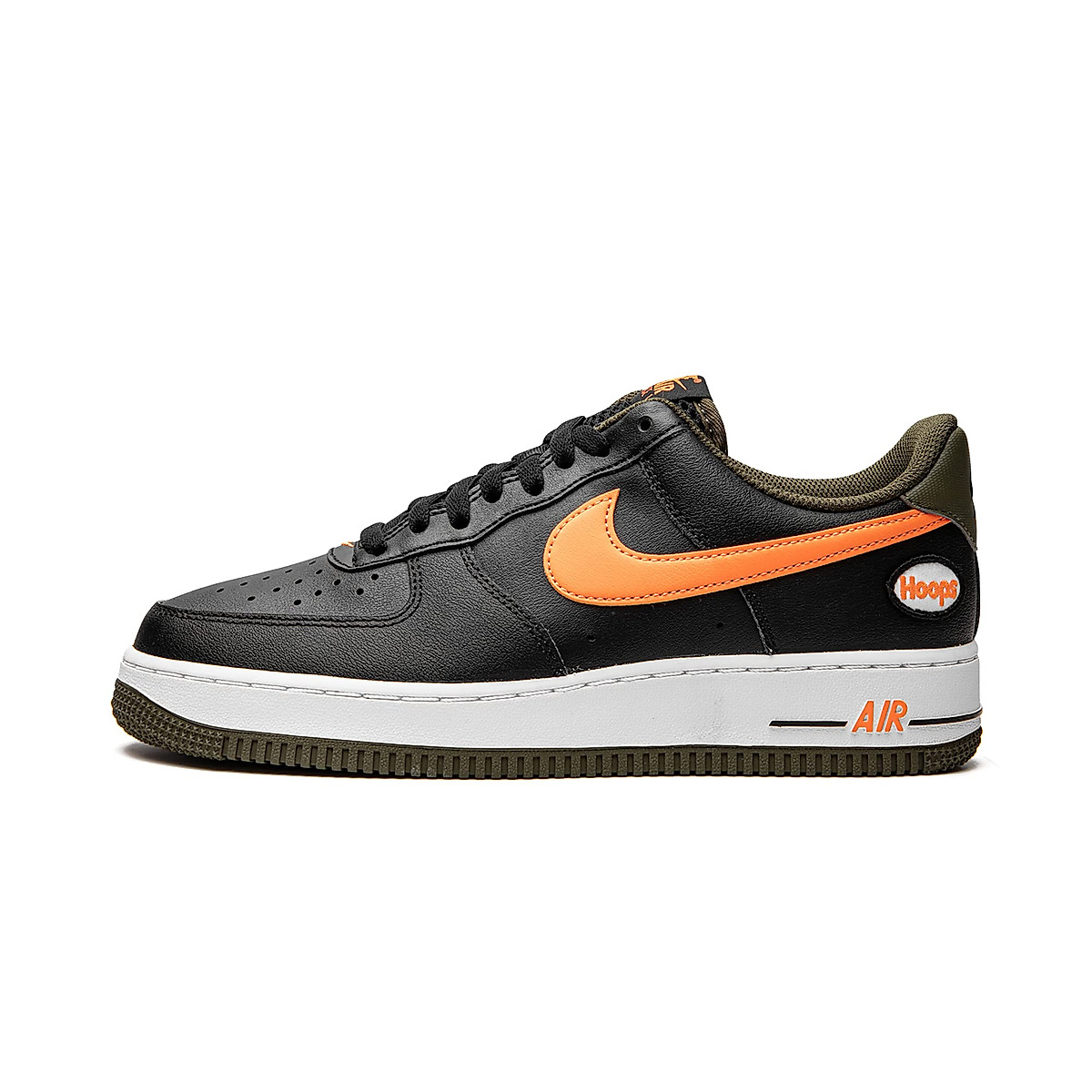 Nike Mens Air Force 1 Low DH7440 001 Hoops Black University Gold - Size 10.5