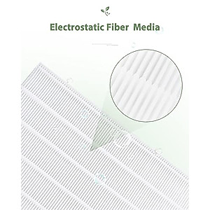 2-Set 5500-2 Air Purifier Replacement Filter for Winix 5500-2, H13 True HEPA Filter & Activated Carbon Filter Kit, Replace 116130 Filter H