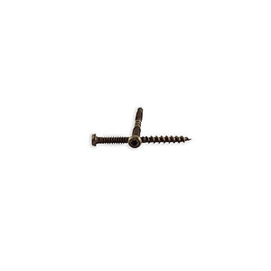 WoodPro Fasteners CD10X212B-5 T20 5-Pound Net Weight No 10 by 2-1/2-Inch Brown Composite Deck Screws, 435-Piece