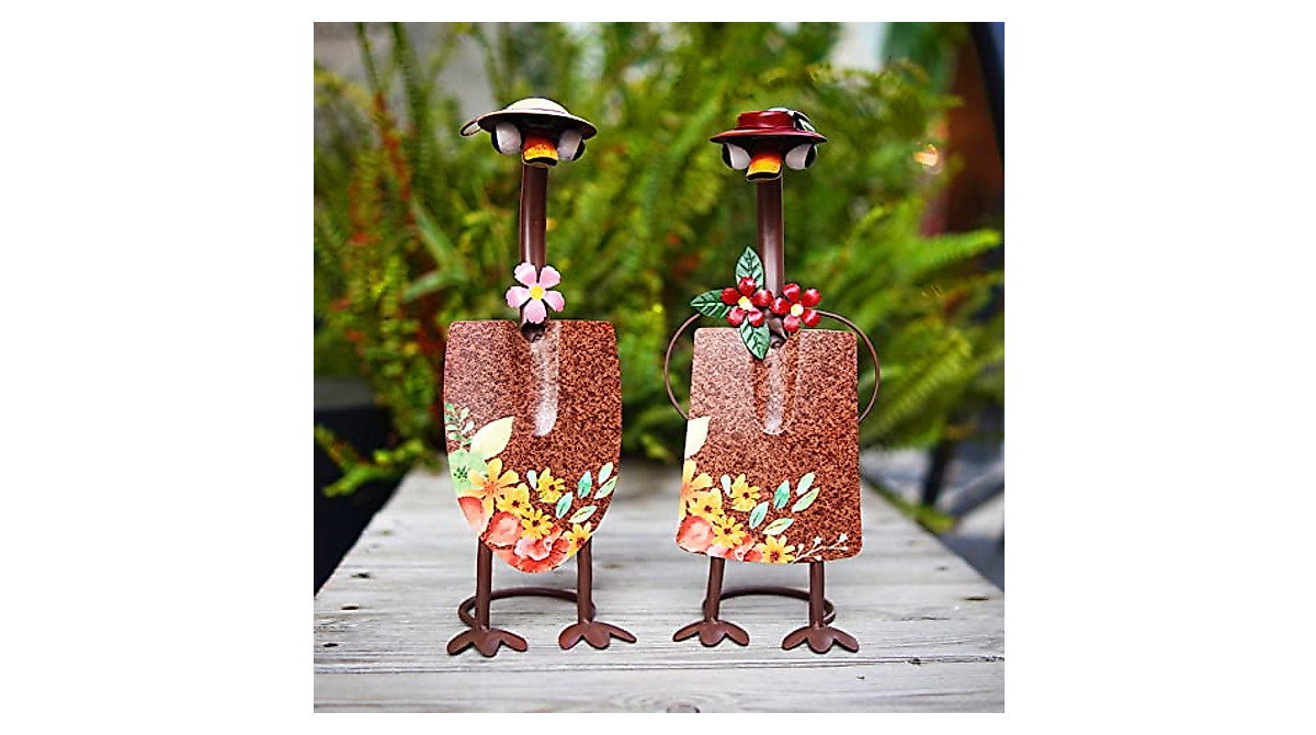HonlGland Metal Duck Garden Art - Vibrant Outdoor Sculptures